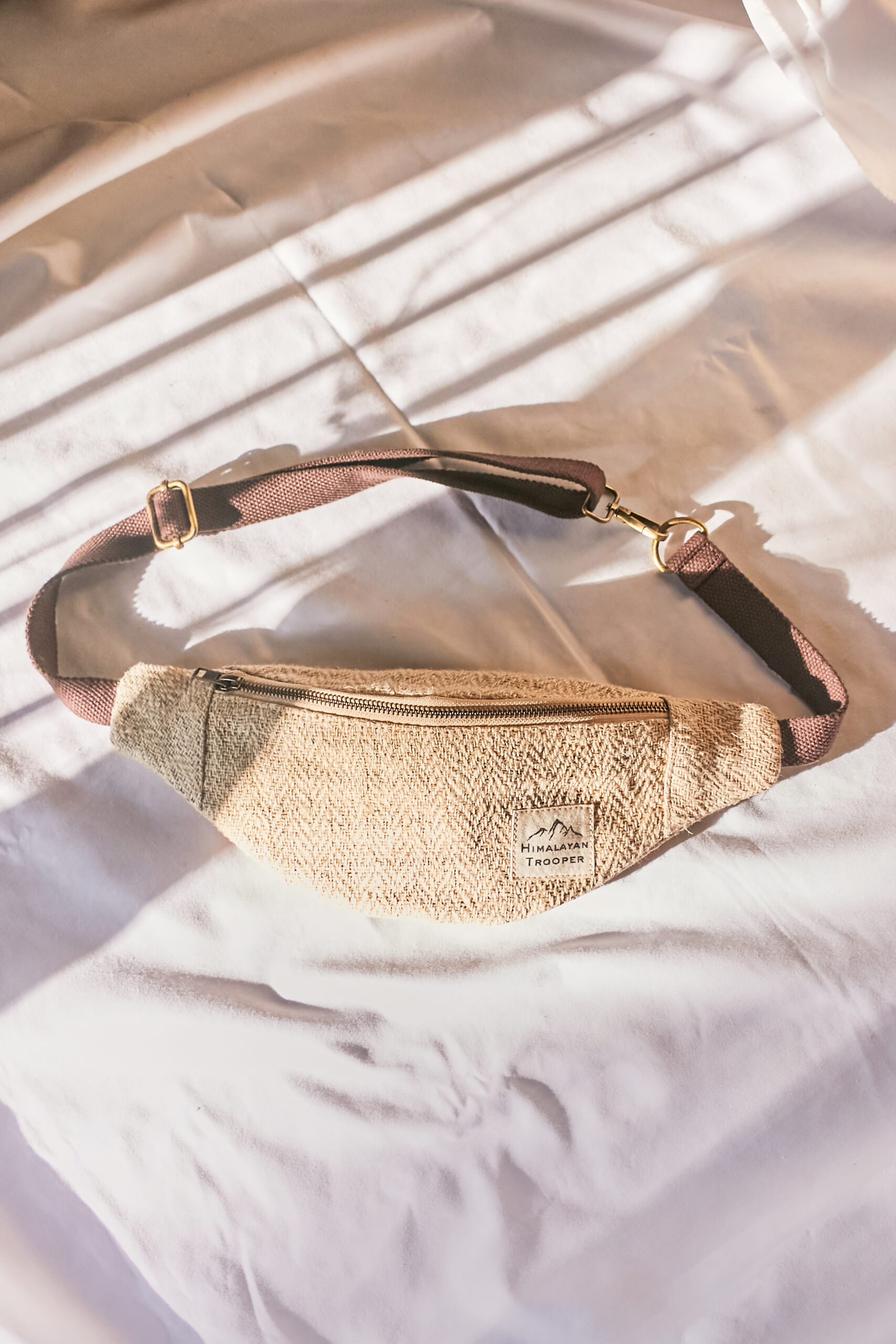 Hemp Waist Bag – Natural – Himalayan Trooper