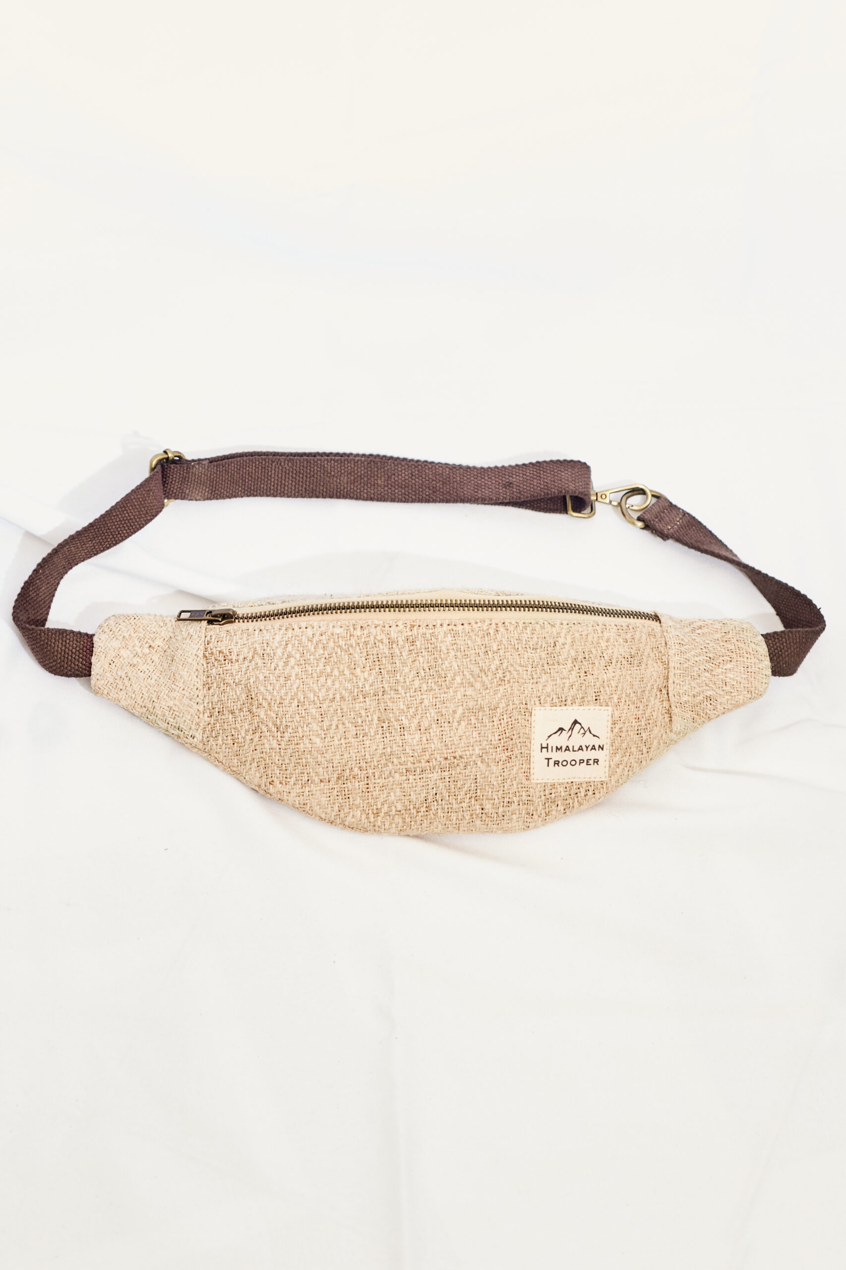 Hemp Waist Bag – Natural – Himalayan Trooper